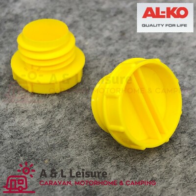 AL-KO Secure 2 x Wheel Lock Receiver Dust Cap Screw In Genuine AL-KO ...