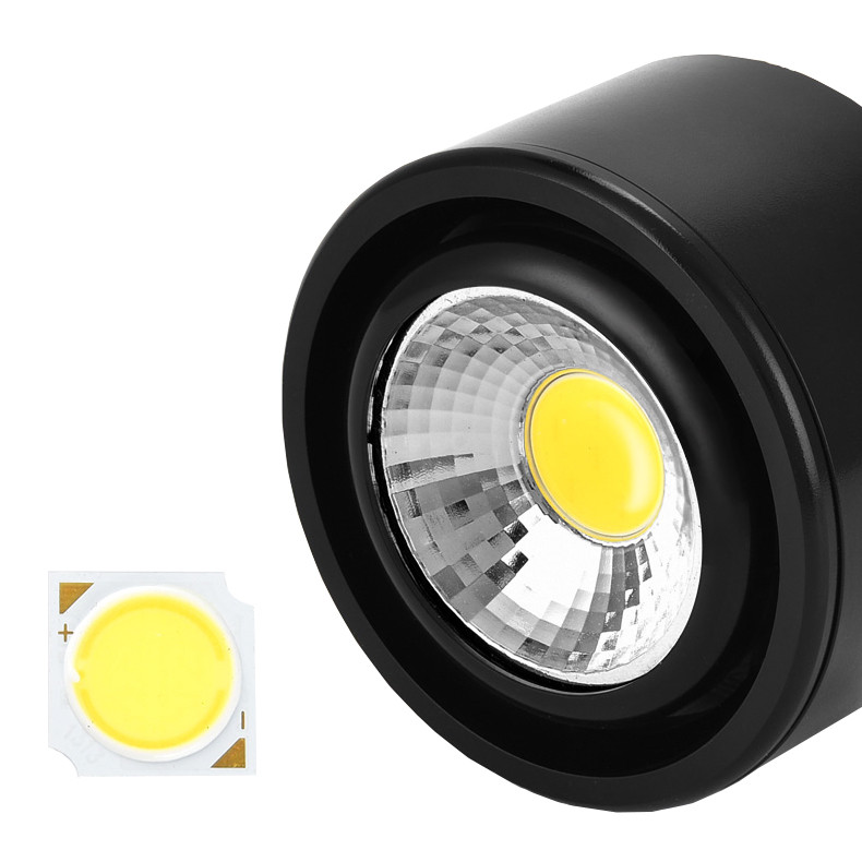 LED COB Ceiling Light Fixture Adjustable Picture Spotlight Lamp ...