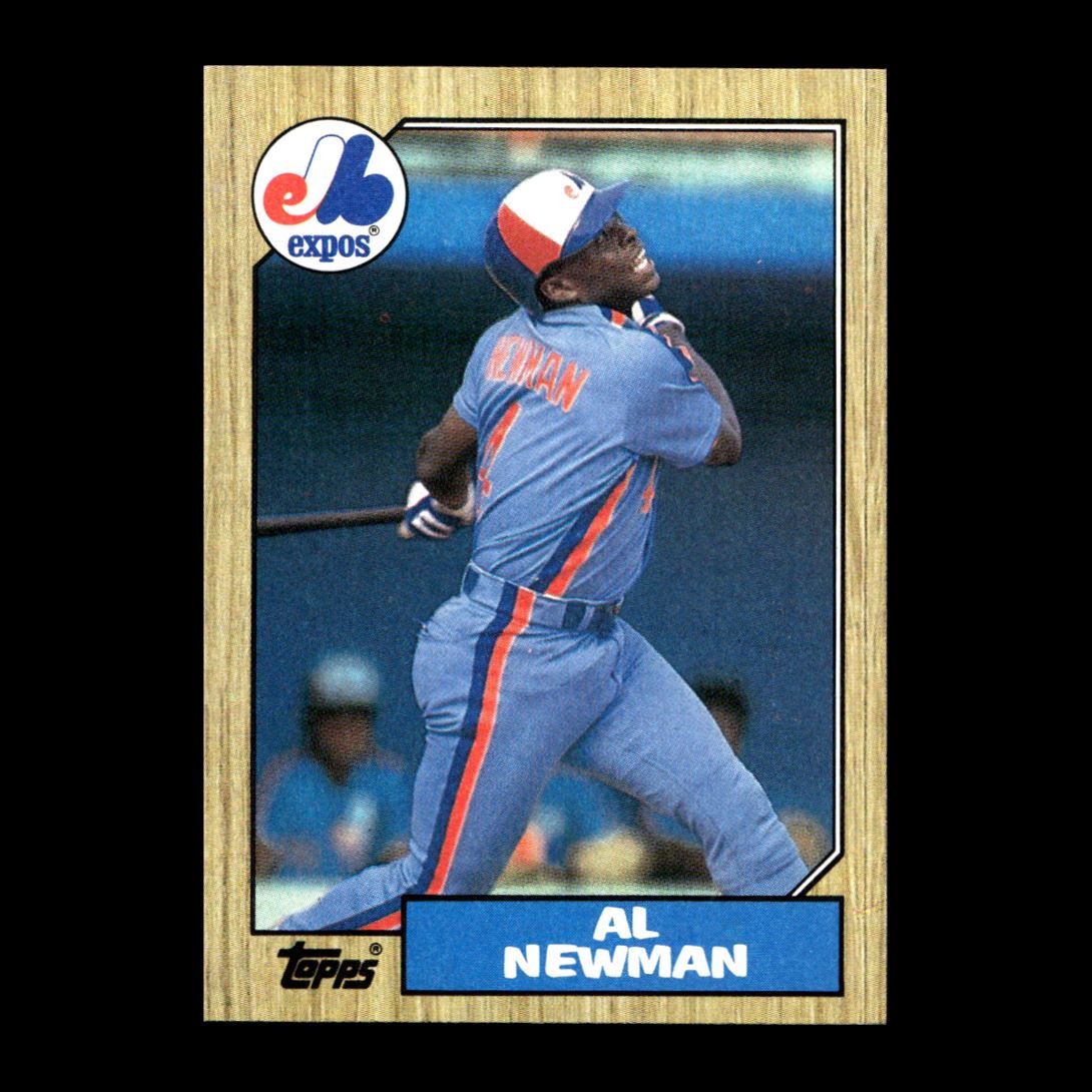 Al Newman 1987 Topps Rookie Montreal Expos #323 Set Break R306 | eBay
