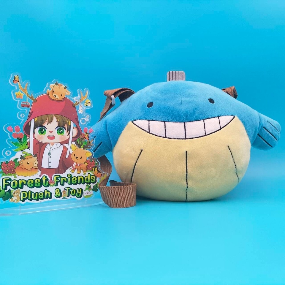 Pokemon Secrets of the Jungle Wailmer Crossbody Bag Plush 8" Stuffed ...