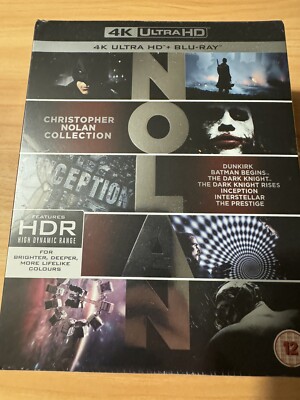 Christopher Nolan Collection [12] 4K UHD Box Set, UK Release, NEW ...