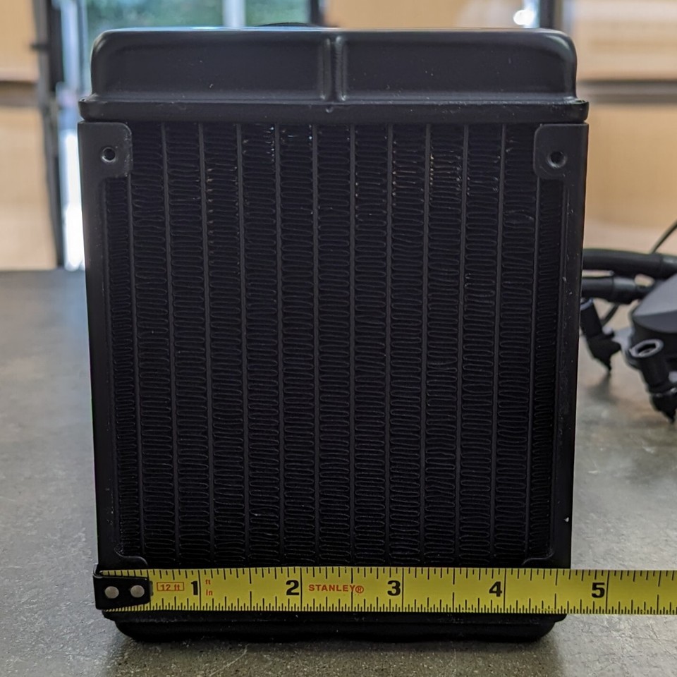 Asetek 570LC Thick 120mm CPU Liquid AIO Cooler | LGA 2011-3 2066 1151 ...