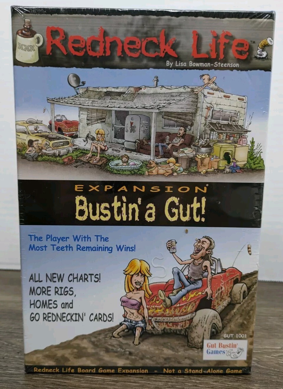Redneck Life Expansion: Bustin' a Gut! Board Game GUT 1001 - NEW Sealed ...