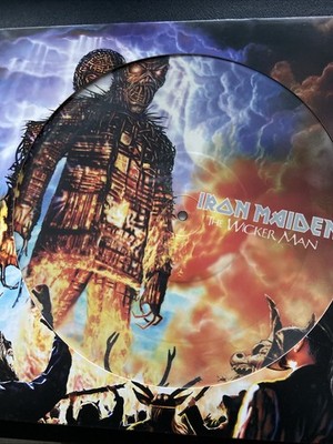 IRON MAIDEN THE WICKER MAN PICTURE DISC | eBay UK