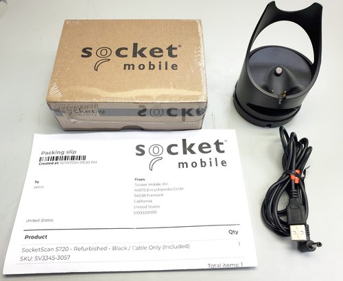 Socket SocketScan S720 Bluetooth Barcode QR Code Scanner - Shopify - Refurbished | eBay
