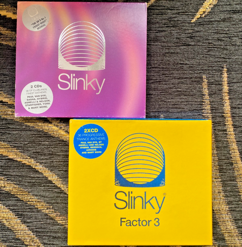 'Slinky' + 'Slinky Factor 3' (deluxe) - 2 trance cd albums, 4 discs ...