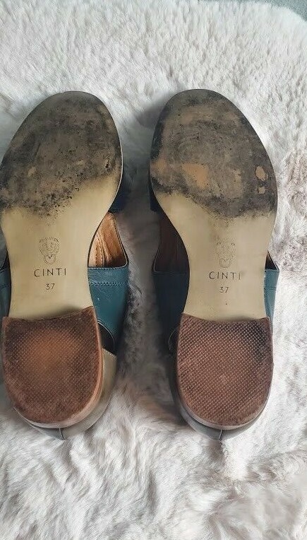 Cinti Vera Pelle Women Shoes Loafers Size 37 - Gem