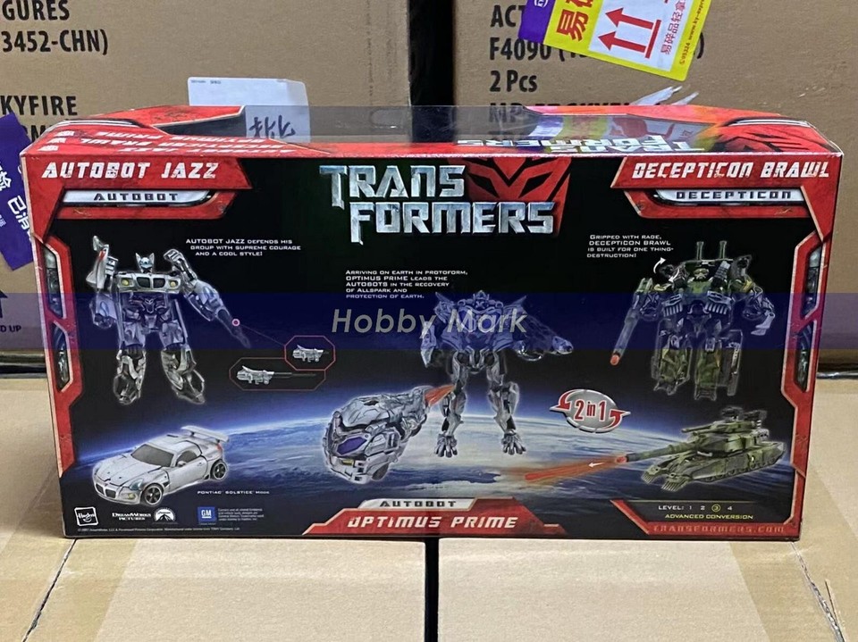 Hasbro Transformers Movie 2007 Protoform Optimus Prime Brawl Jazz gift ...