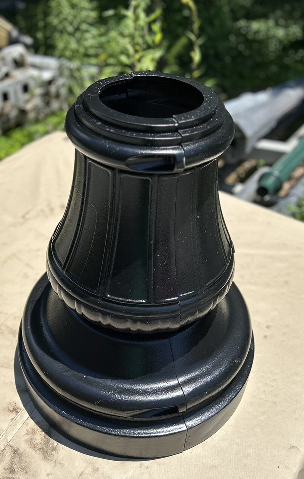 Aluminum Light Pole Decorative Cover Or Shroud, Classical Style 6” Pole ...