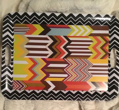 Missoni Target 19.5"x14.5" Chevron Patchwork Serving Tray Platter ...