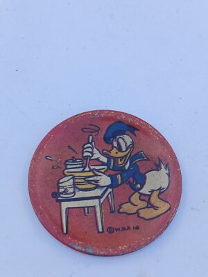 Vintage Tin Donald Duck Mini Plate 2" | eBay