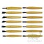 DENSHO Wood Carving Work Chisel Blue Paper Steel Professional Gouges ...