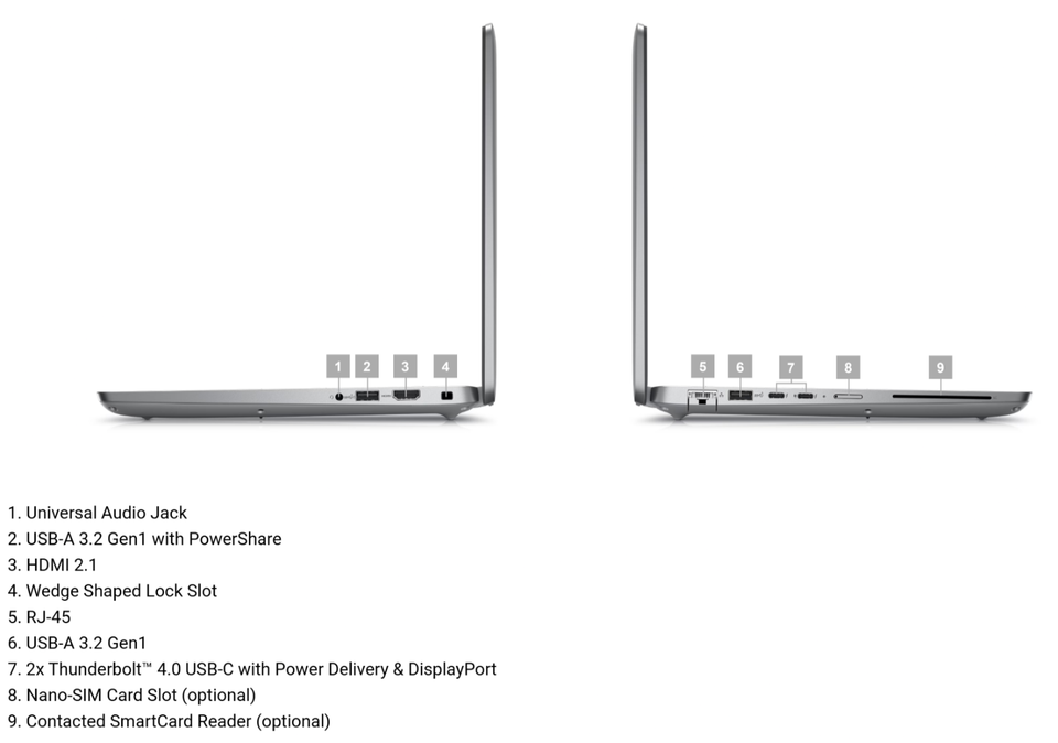 Dell Latitude 5450 P165G Intel i5-1335U / 32GB RAM / 256GB SSD ...