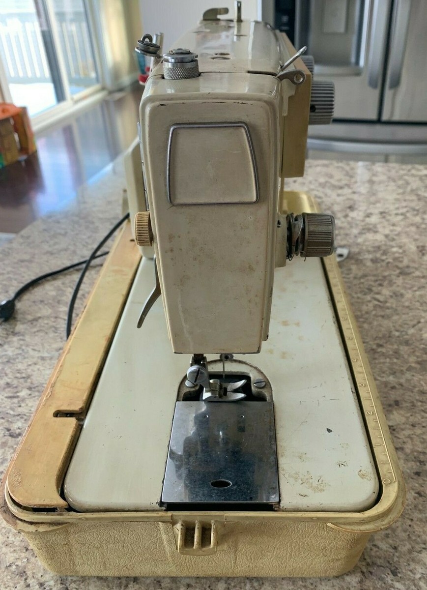 Zig Zag SEWING MACHINE in HARD CASE VINTAGE RARE! UNTESTED Zig Zag SEWING MACHINE in HARD CASE VINTAGE RARE! UNTESTED