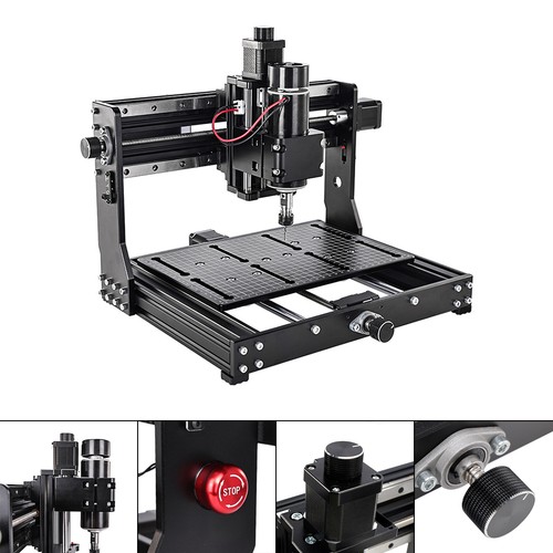 CNC 3020 Plus Milling Machine 500W Spindle Wood Router For Metal ...