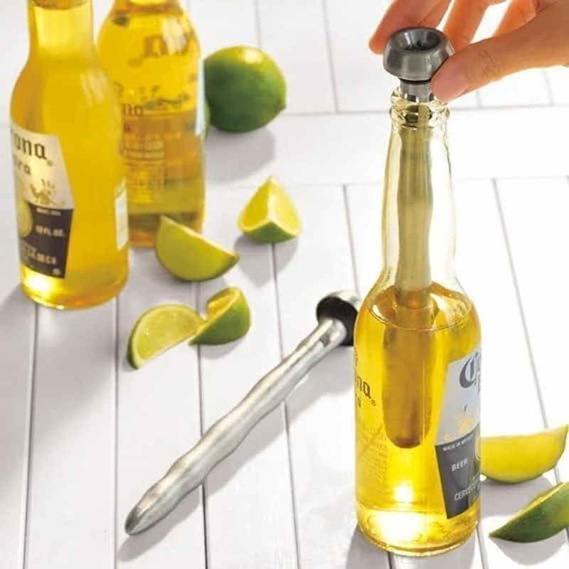 2 Packs Beer Chiller Sticks for Bottles, Stainless Steel Beer Stick ...