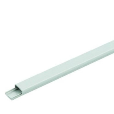 Discrete Self Adhesive Mini Trunking 16mm x 16mm White Cables SEPARATE ...