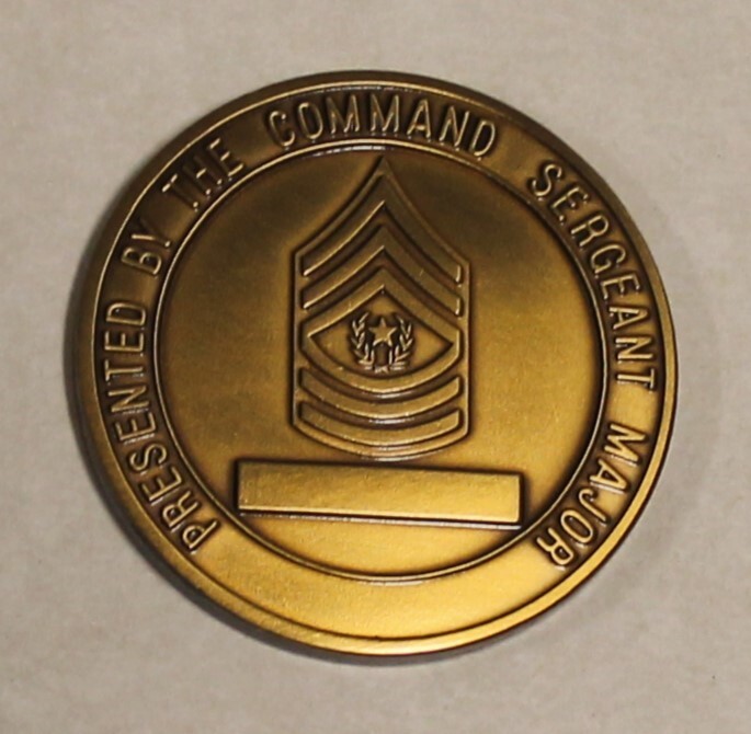 14th Combat Engineer Battalion (Corps) Rugged CSM Army Challenge Coin ...