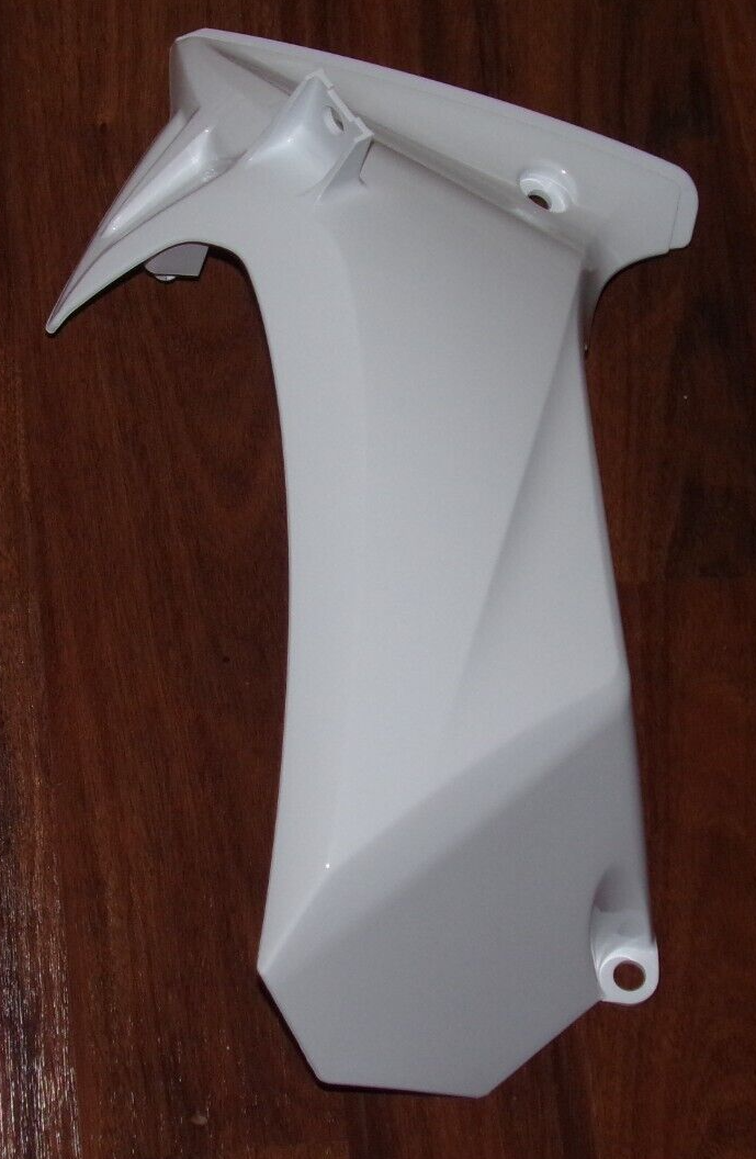 YAMAHA YFZ450R YFZ 450R WHITE LEFT SIDE RADIATOR SHROUD 2014-2024, 1TD ...