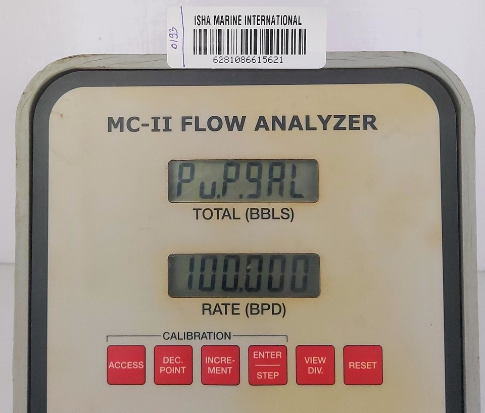 Nuflo MC-II Flow Analyzer MC-361424 | eBay
