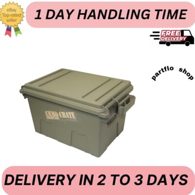 Military Ammo Box Plastic Mtm Storage Case Ammunition Utility Crate 65 ...