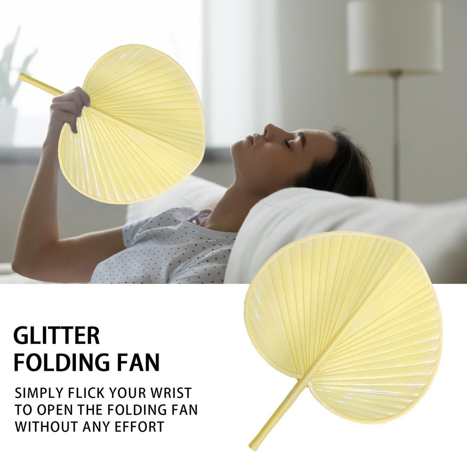 Hand Fan Summer Cooling Fans Large Paddle Hand Fan Round Traditional | eBay