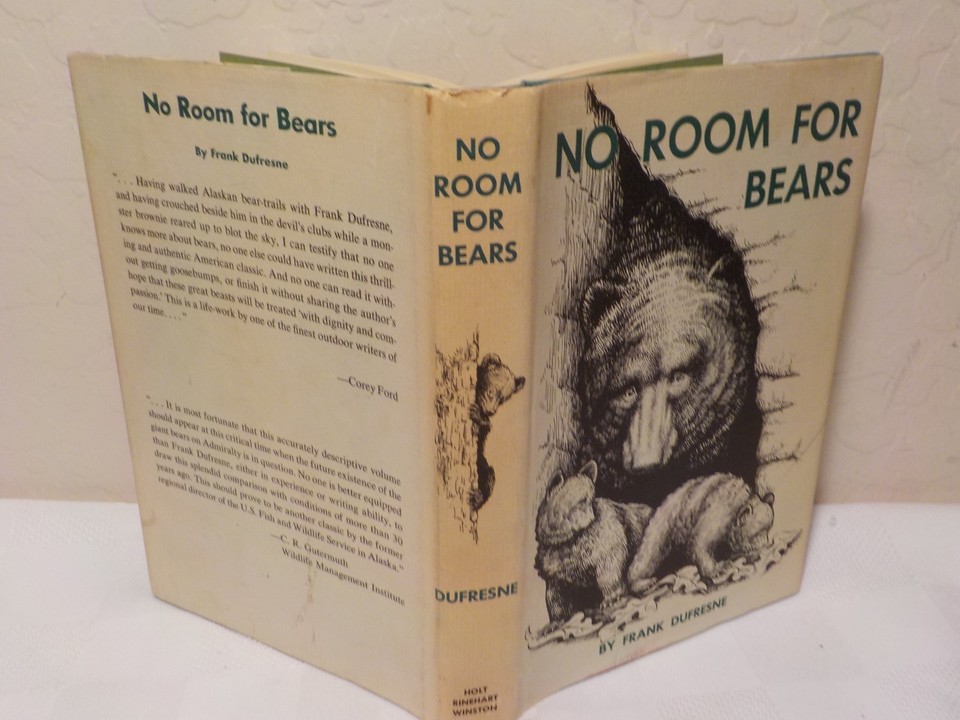 NO ROOM FOR BEARS by Frank Dufresne. 1965 First Edition. Very Nice | eBay