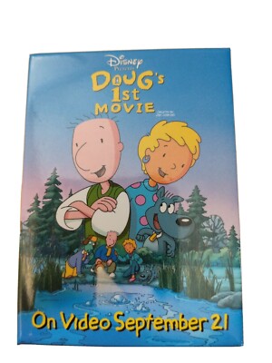 Walt Disney Doug's 1st Movie DVD Movie Promo Button Badge Pin Pinback ...