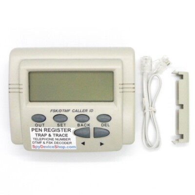 Pen Register Trap & Trace Incoming/Outgoing Telephone Number DTMF & FSK ...