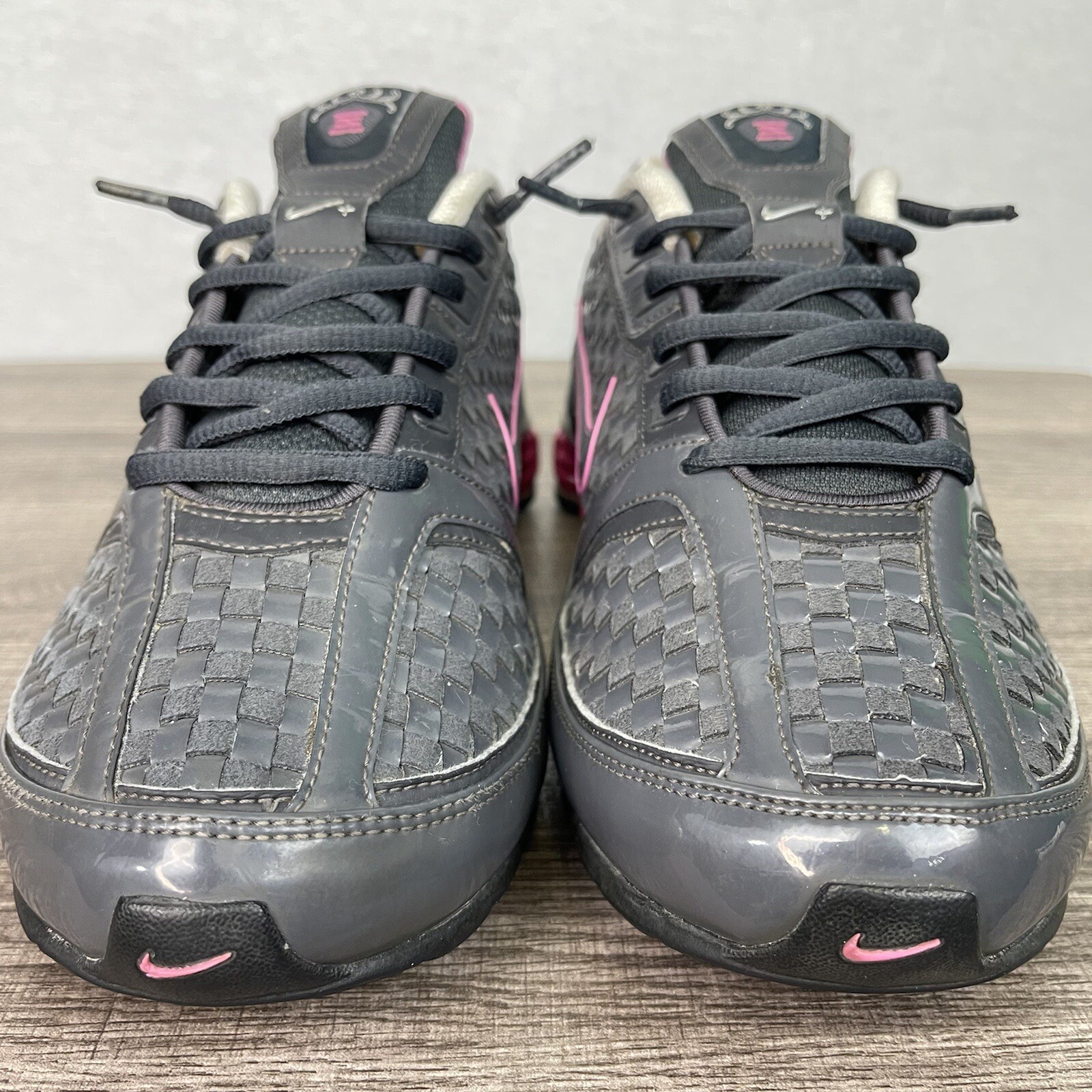 RARE Y2K Nike Shox Reveal Weave/Woven Running Shoes (… - Gem