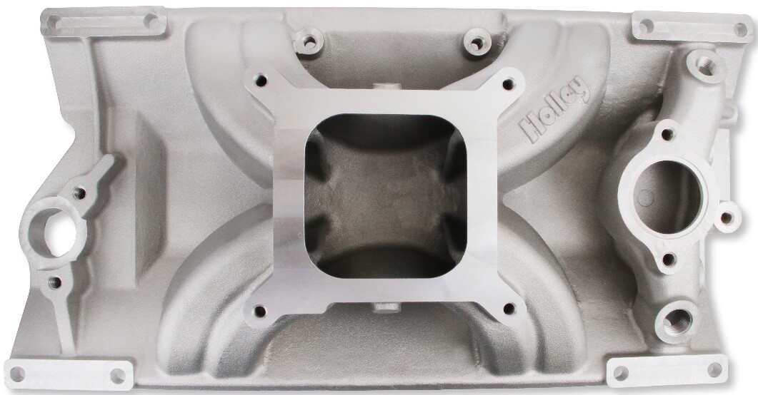 HOLLEY EFI SINGLE PLANE INTAKE MANIFOLD,SILVER,262-400,1996-02 SBC V8 ...