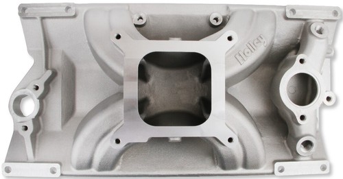HOLLEY EFI SINGLE PLANE INTAKE MANIFOLD,SILVER,262-400,1996-02 SBC V8 ...