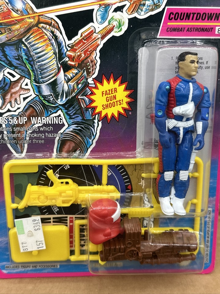 Vintage 1993 GI Joe Star Brigade COUNTDOWN COMBAT ASTRONAUT 8 Figure ...