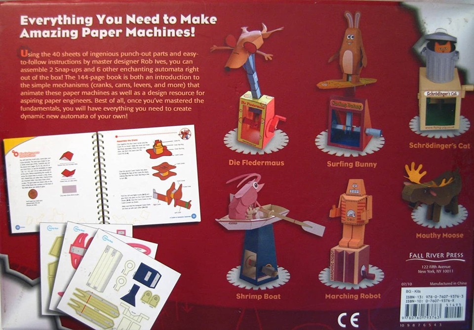 Fall River Press Gizmos Paper Machines That Really Work! | eBay