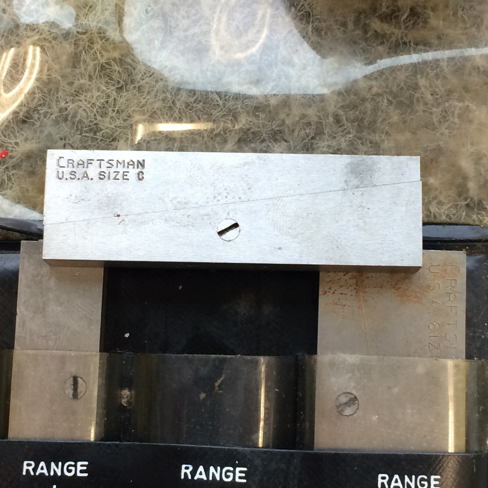 Vintage Craftsman Commercial Adjustable Parallels 3873 3/8-1 5/16 ...