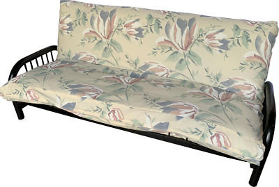 Canvas Queen Futon Mattress Covers, Slipcovers 100% Cotton Flowers ...