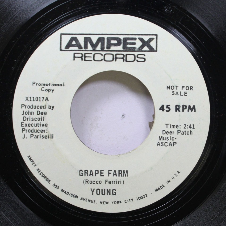 Hear! Funk Promo 45 Young - Grape Farm / Same On Ampex (Promo) | eBay
