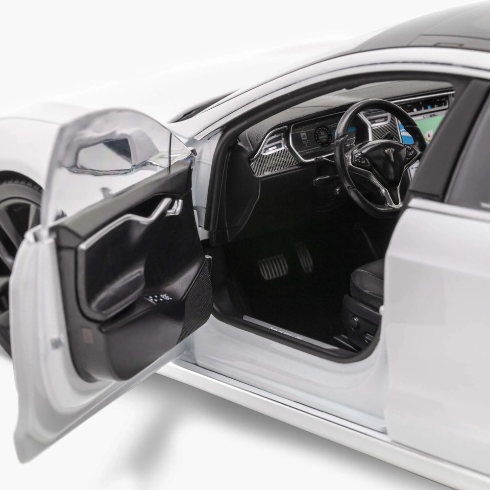 TESLA 1:18 Scale Model S Diecast Model Car 5 Colors Official Goods | eBay