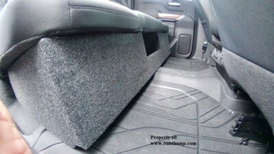 2019-2024 Silverado/Sierra Double Cab Dual 12 Downfire Sub Box With Amp ...