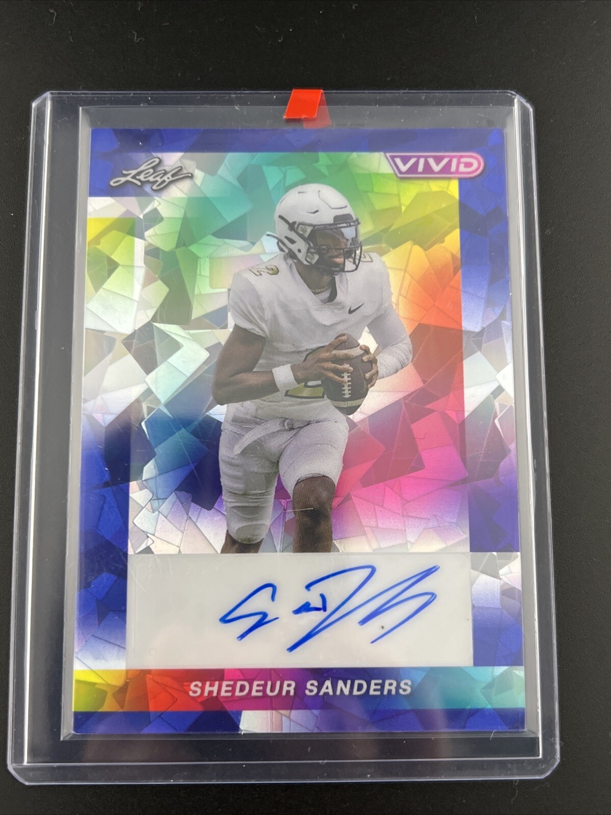 2024 Leaf Vivid Shedeur Sanders Autograph Auto Card 6 of 7 BA-SS1 | eBay