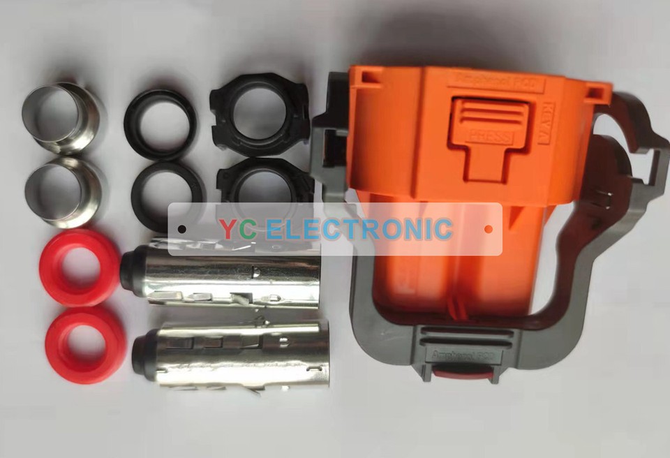 1PCS New Connector plastic two core plug sheath straight head ...