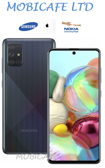 Samsung Galaxy A71 SM-A715F/DS - 128GB - Prism Crush Black (Unlocked ...