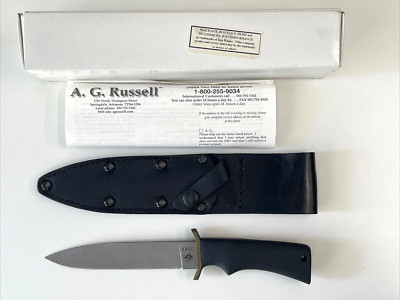Blackjack A.W.A.C. Fixed Blade Knife Brass Guard 1 of 1000 Effingham IL ...