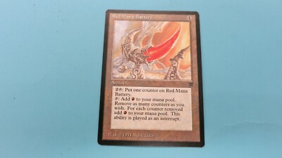 RED MANA BATTERY ARTIFACT LEGENDS MTG MAGIC THE GATHERING NM / UNPLAYED ...