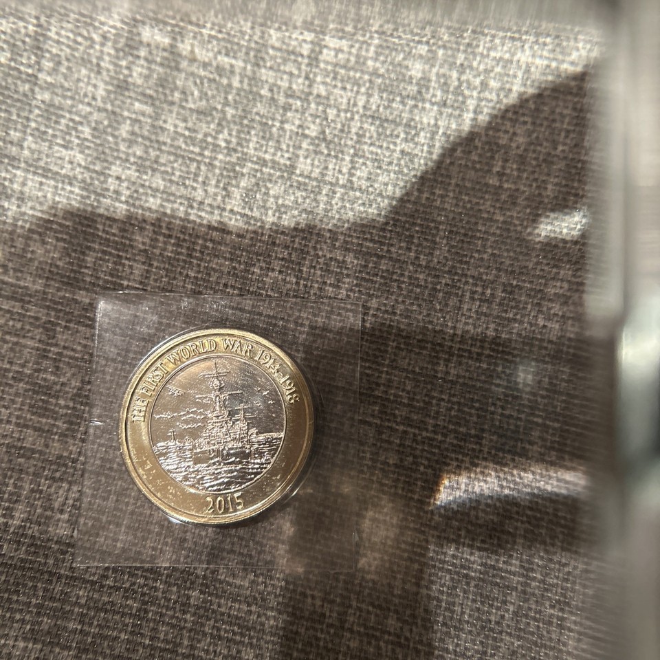 £2 Two Pound Coin 2015 The First World War Royal Navy HMS Belfast ...