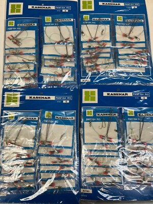 48 NEW PACKS OF 2 ARM CRAPPIE RIGS PERCH PANFISH FISHING BAIT RIGS SIZE ...