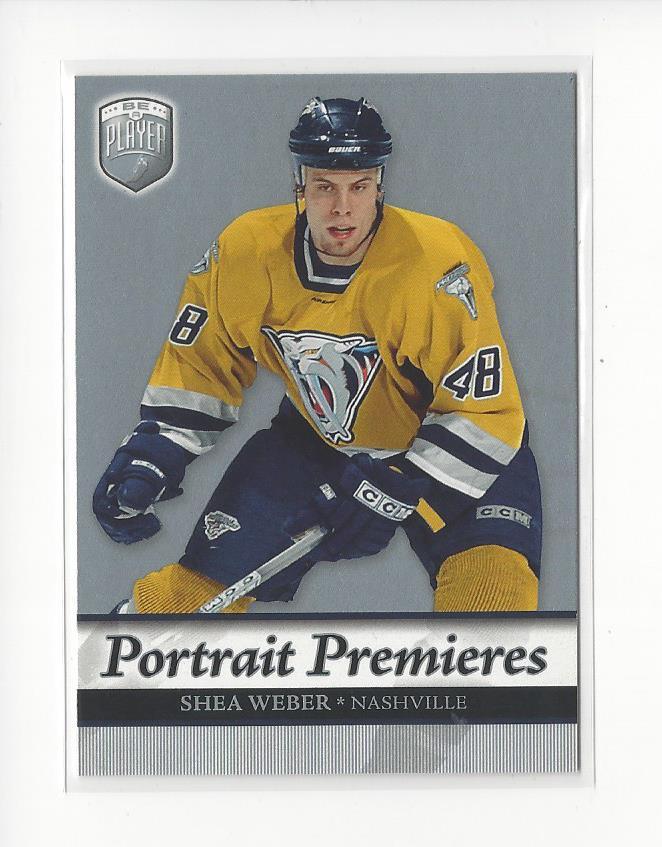 2006-07 Be A Player Portraits #111 Shea Weber RC Rookie Predators | eBay