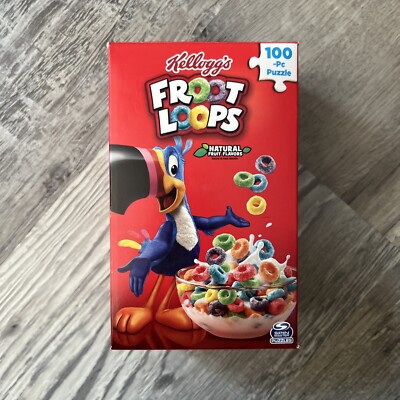 Kelloggs Froot Loops Cereal 100 Piece Spin Master Puzzle | eBay