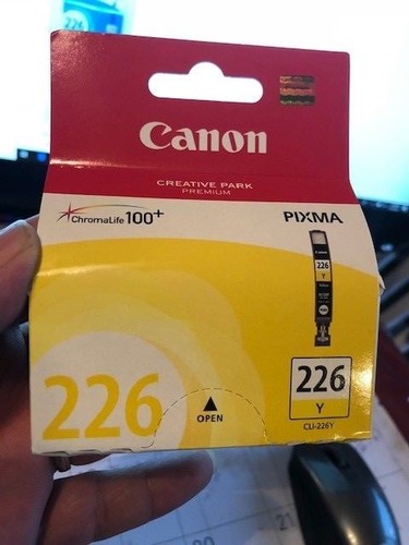 Genuine SINGLE Ink Cartridge for Canon CLI-226C CYAN, BLACK BLUE PINK U ...