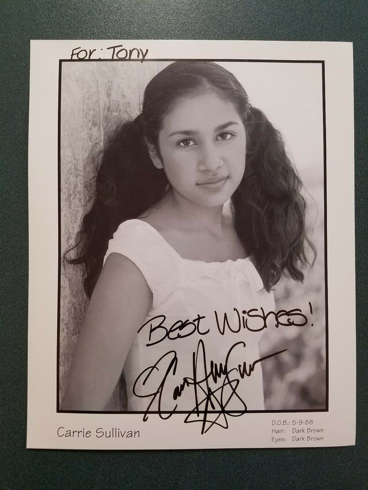 Carrie Sullivan autograhed Photograh - Pose 7 - COA | eBay